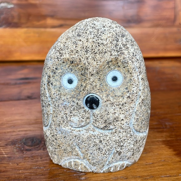 Stone Age Creations | Accents | Stone Age Creations Boulder Dog Statue ...